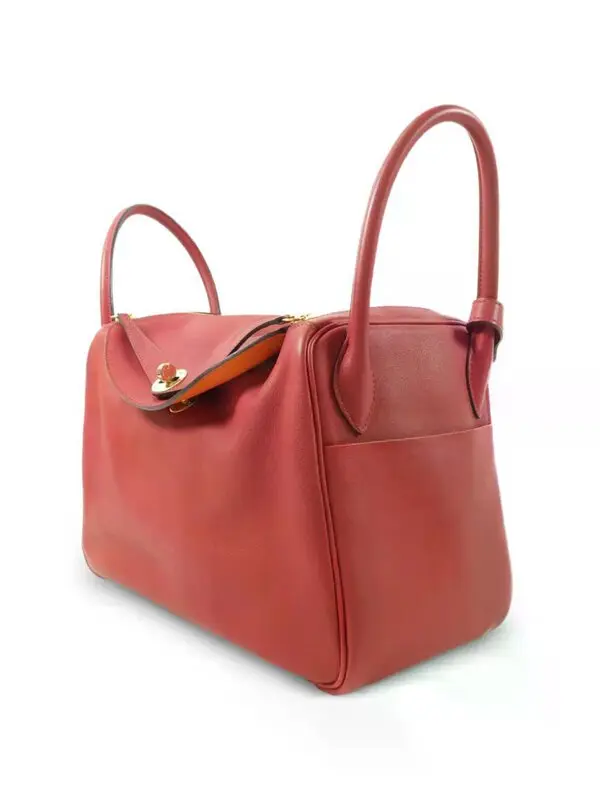 Hermès Lindy 26 Swift Leather Bag - Red