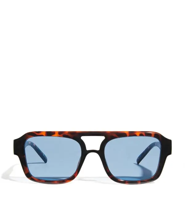 Le Specs Subzero Aviator Sunglasses - Brown