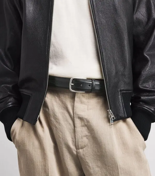 ELLIOT RHODES Jolson Leather Belt