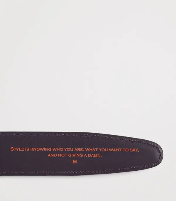 ELLIOT RHODES Jolson Leather Belt