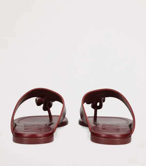 Loewe Leather Toggle Sandals
