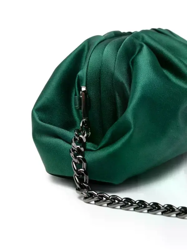 Antonelli Firenze Ruched Satin Clutch Bag
