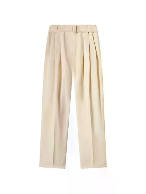 Co Collection Belted Pleated Trousers