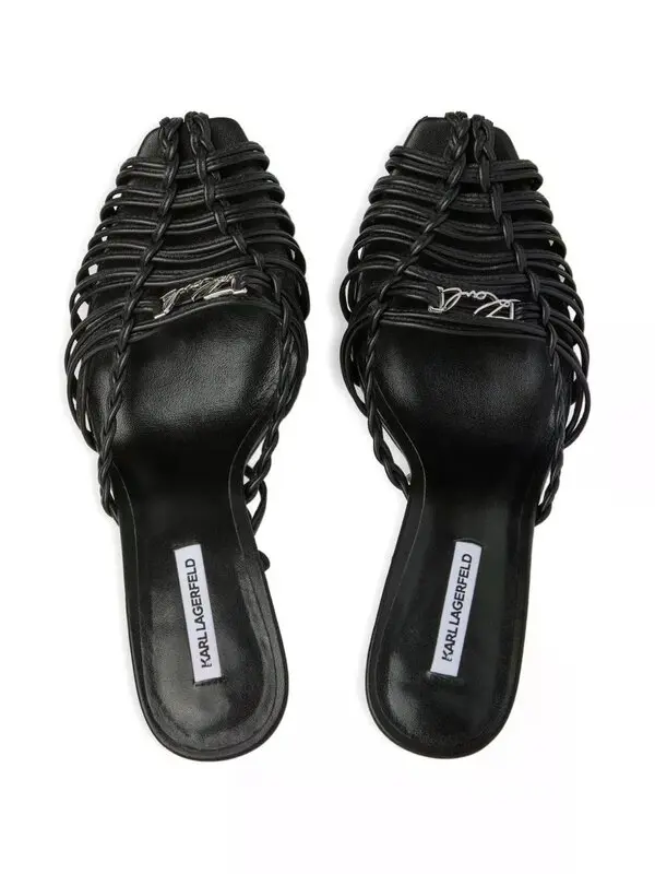 Karl Lagerfeld Debutante Leather Sandals