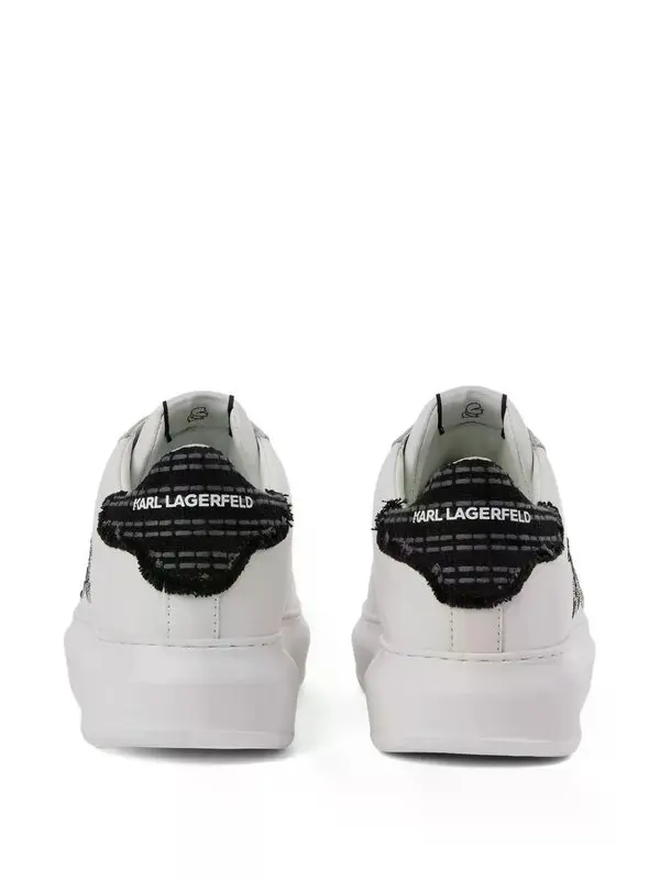 Karl Lagerfeld Kapri Bouclé Sneakers - White