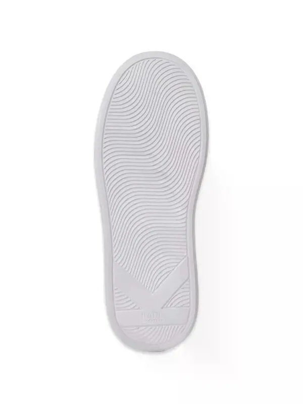 Karl Lagerfeld Anakapri Denim Sneakers With Platform Sole