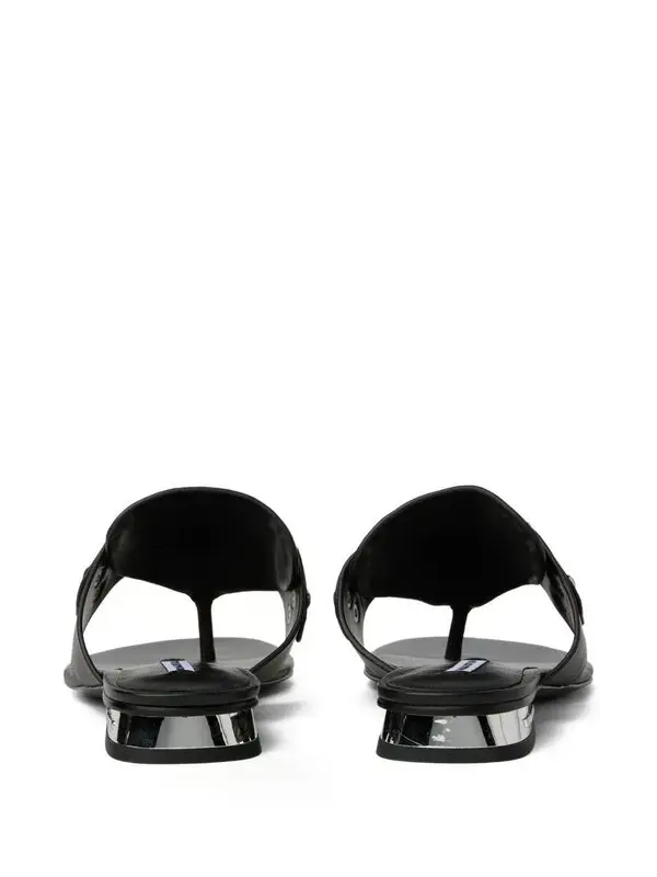 Karl Lagerfeld Roxy Stud-trim Flat Sandals