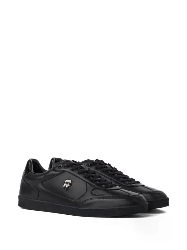 Karl Lagerfeld Ikon Nft Patch Leather Lace-up Sneakers