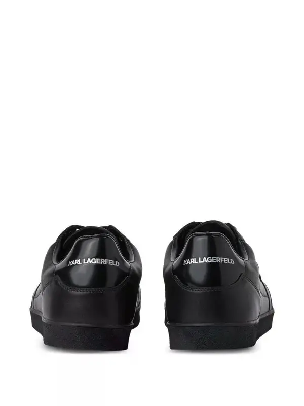 Karl Lagerfeld Ikon Nft Patch Leather Lace-up Sneakers