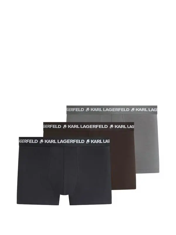 Karl Lagerfeld Logo Boxers - Grey