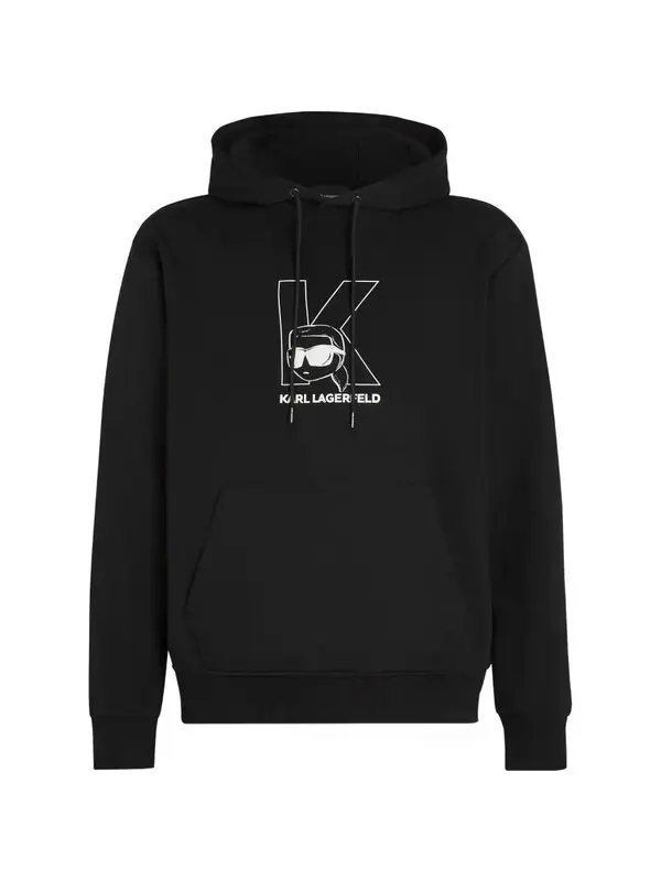 Karl Lagerfeld Ikon K-initial Hooded Sweatshirt