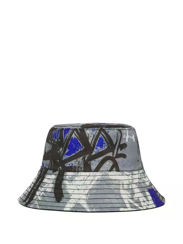 Karl Lagerfeld Reversible Graffiti Bucket Hat