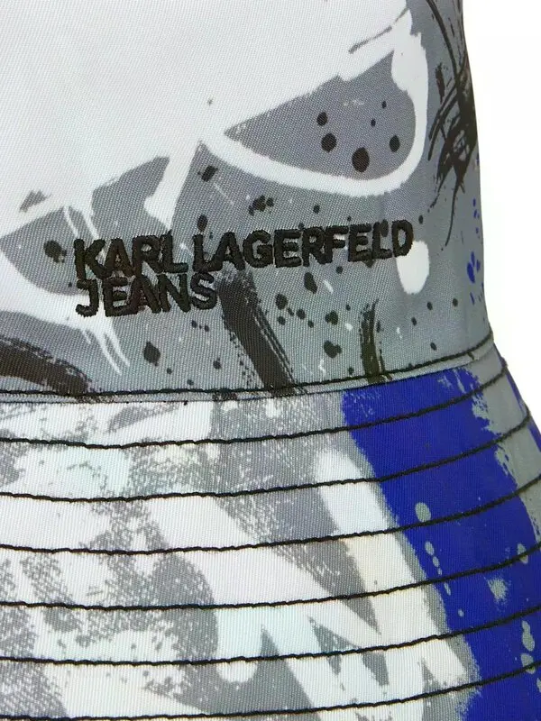 Karl Lagerfeld Reversible Graffiti Bucket Hat