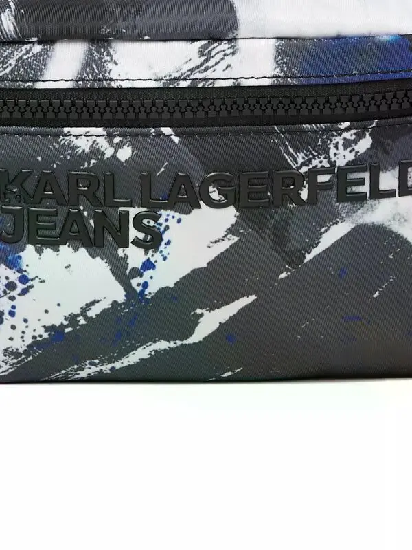 Karl Lagerfeld Graffiti Print Belt Bag