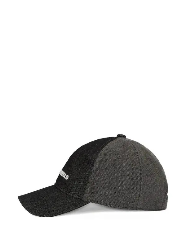 Karl Lagerfeld Two-tone Denim Cap