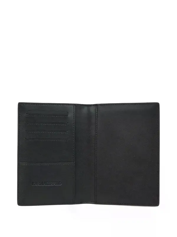 Karl Lagerfeld Monogram Passport Holder