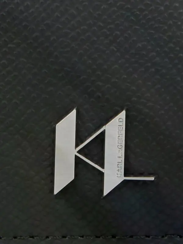 Karl Lagerfeld Monogram Passport Holder