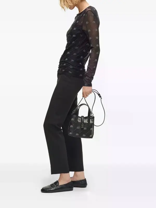 Karl Lagerfeld Embellished Tote Bag