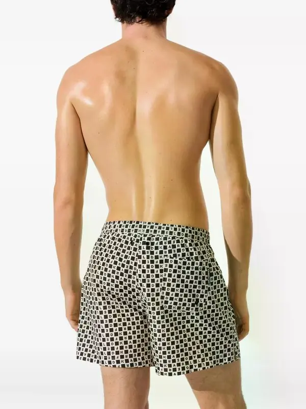 Karl Lagerfeld Checkerboard Swim Shorts