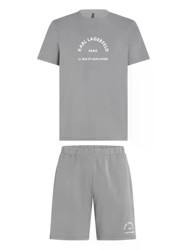 Karl Lagerfeld Logo-print Pajamas - Grey