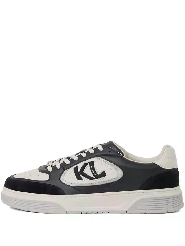 Karl Lagerfeld Logo Detail Platform Sneakers - Blue