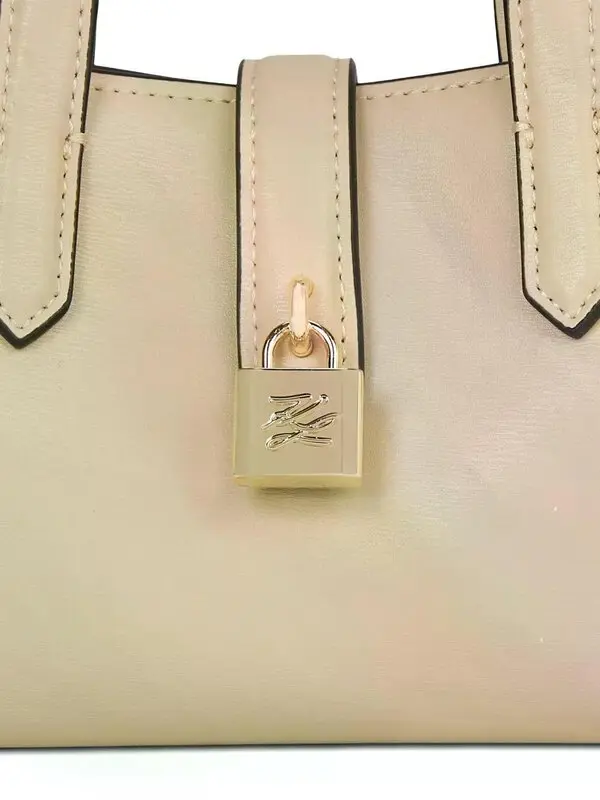 Karl Lagerfeld Padlock Tote Bag