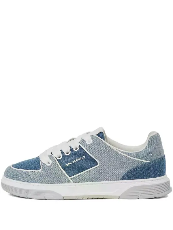 Karl Lagerfeld Kourtney Denim Panelled Sneakers