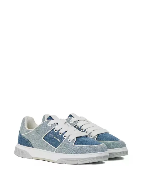 Karl Lagerfeld Kourtney Denim Panelled Sneakers