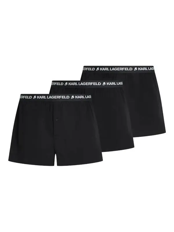 Karl Lagerfeld Logo-waistband Boxers