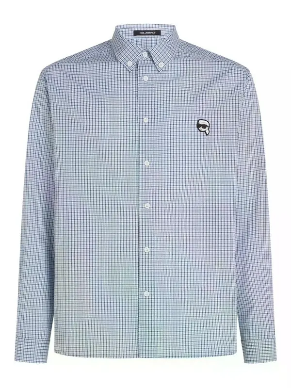 Karl Lagerfeld Ikon Checked Shirt