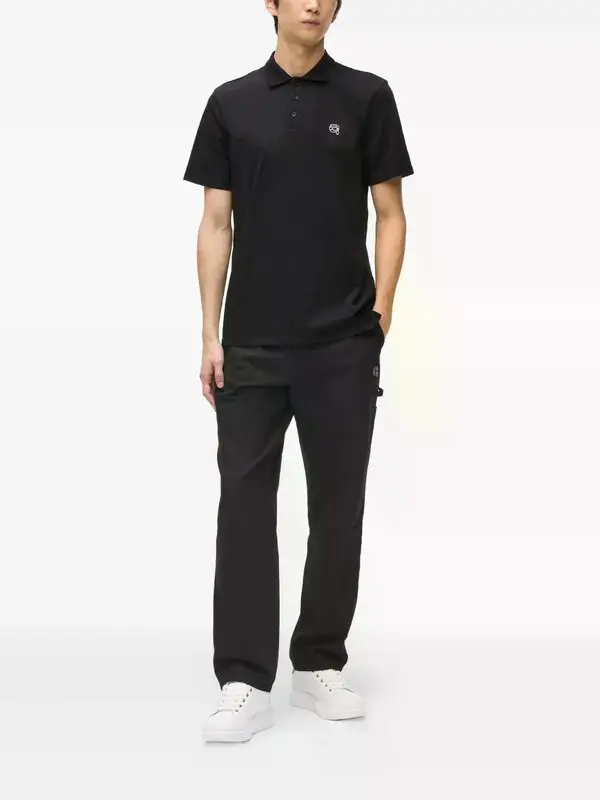 Karl Lagerfeld Ikon Polo Shirt - Black