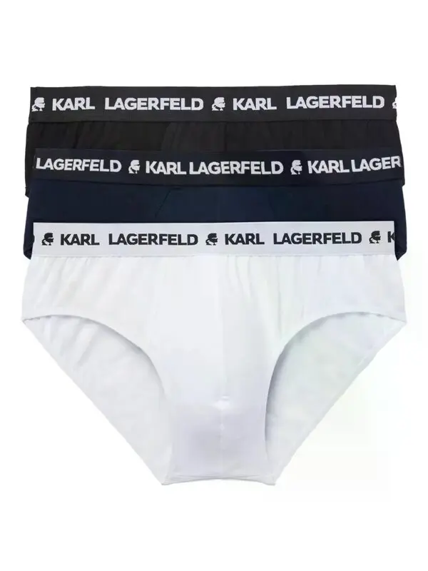 Karl Lagerfeld Logo Briefs - Blue