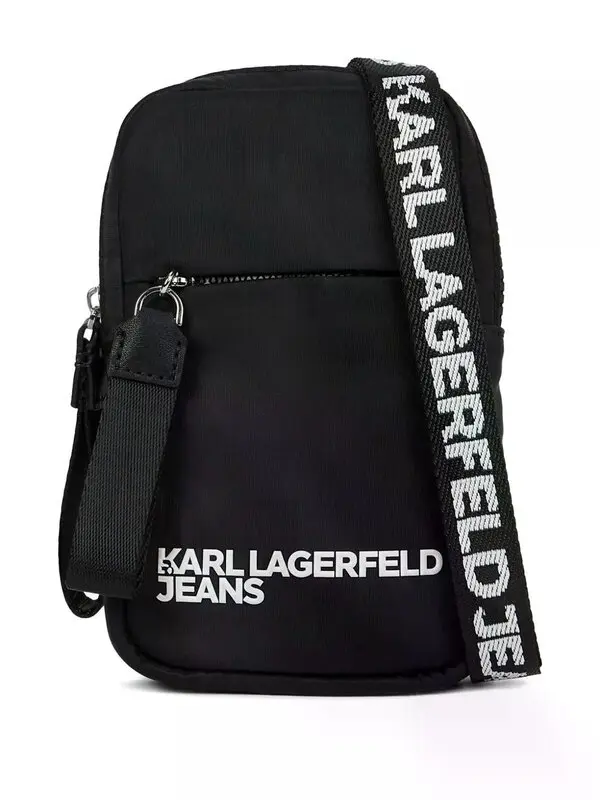 Karl Lagerfeld Logo Phone Pouch - Black