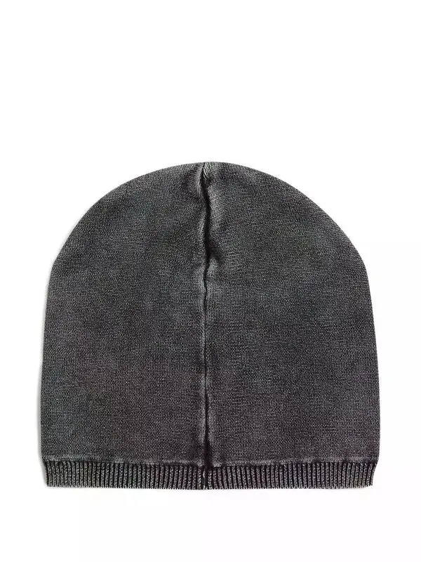Karl Lagerfeld Logo Patch Beanie Hat