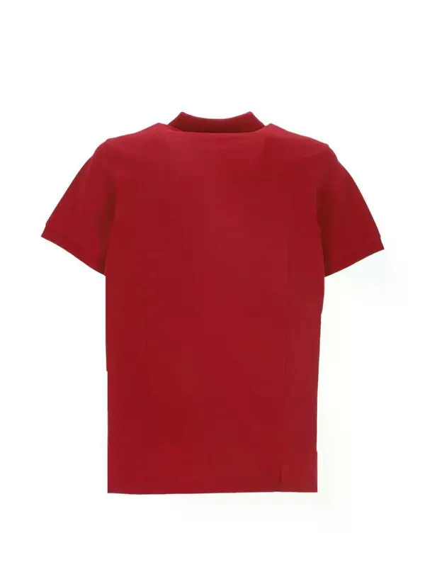 FAY Logo-embroidered Polo Shirt - Red