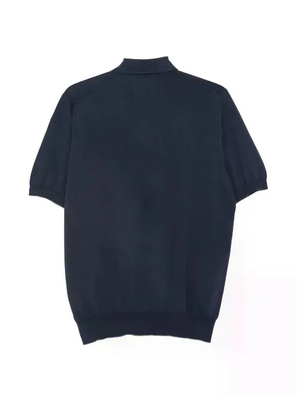 BARBA NAPOLI Short-sleeve Polo Shirt - Blue