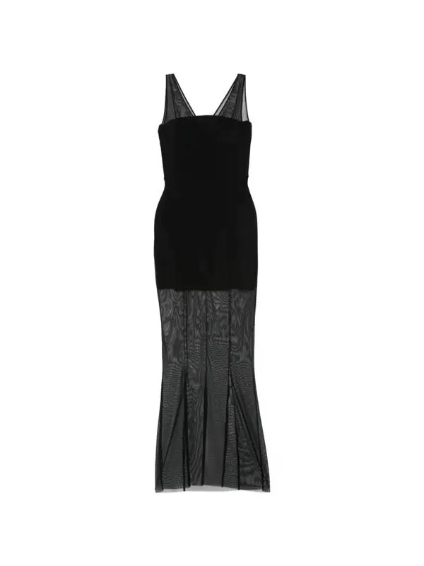 NENSI DOJAKA Sleeveless Maxi Dress With Flared Hem