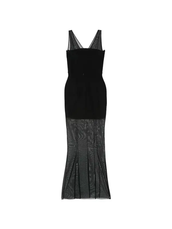 NENSI DOJAKA Sleeveless Maxi Dress With Flared Hem