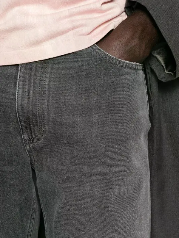 Zegna Straight Leg Jeans - Grey