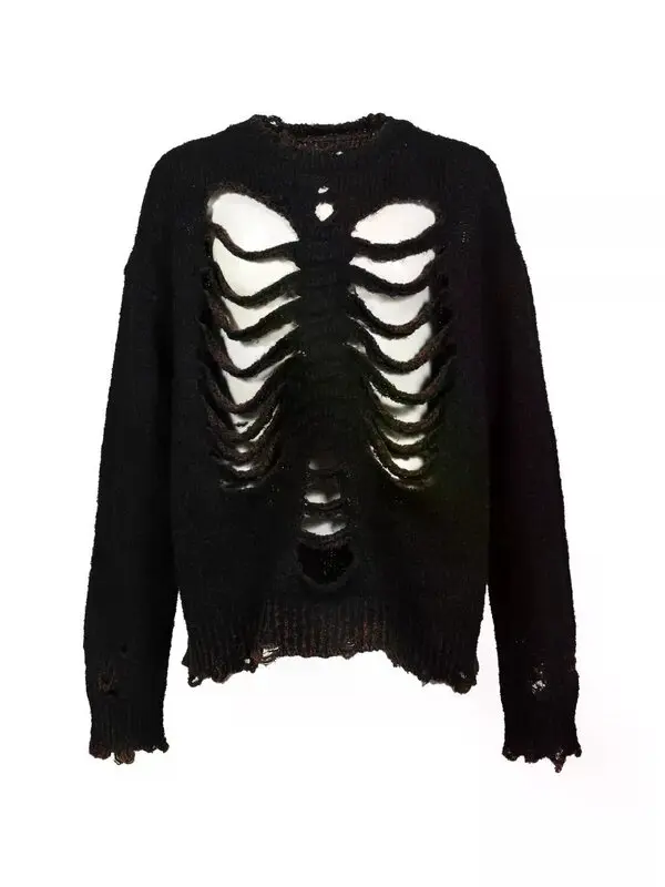 DOUBLET Distressed Effect Sweater