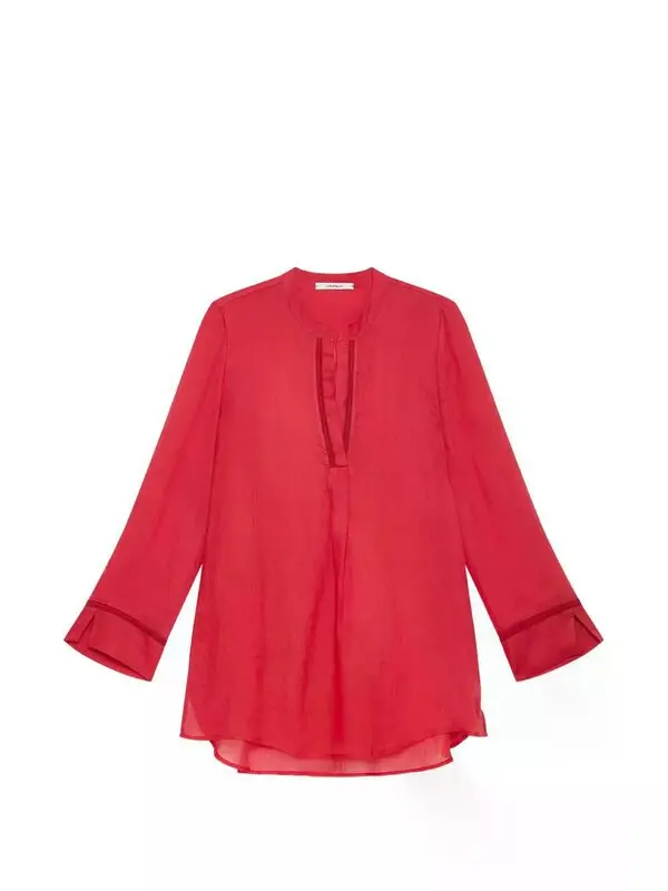 Malìparmi Tunic With Zig-zag Stitch Detail