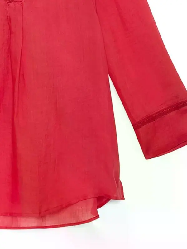 Malìparmi Tunic With Zig-zag Stitch Detail