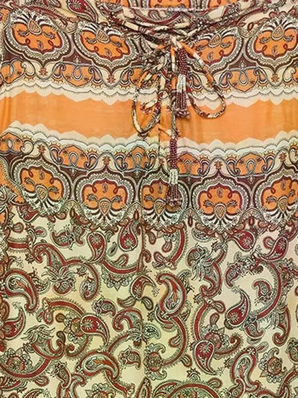 Malìparmi Paisley Mini Dress - Neutrals