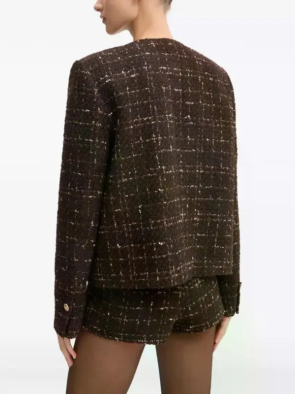 Miss Sixty Gold-tone Buttons Tweed Jacket