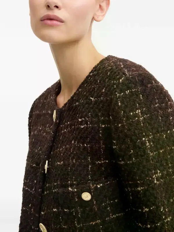Miss Sixty Gold-tone Buttons Tweed Jacket