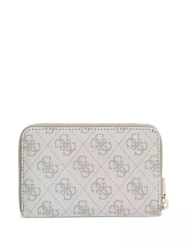 Guess Laurel Monogram Logo-plaque Wallet - Neutrals