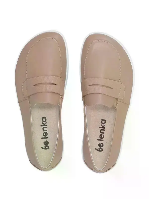 BE LENKA Leather Penny Loafers