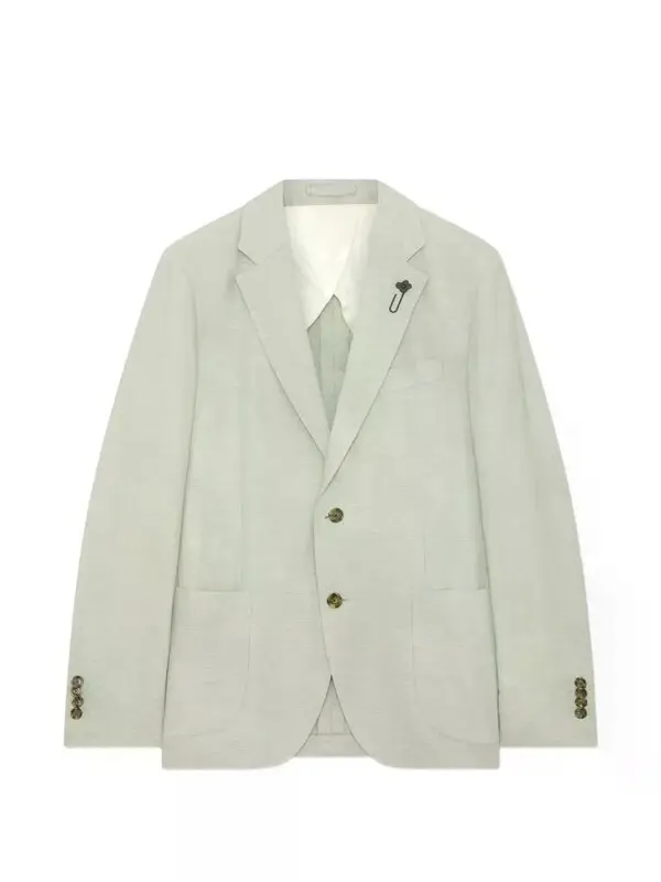 LARDINI Single-breasted Patch-pocket Blazer