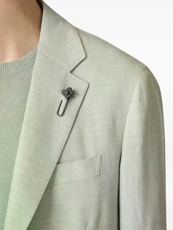 LARDINI Single-breasted Patch-pocket Blazer