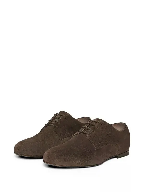 LARDINI Suede Derby Shoes